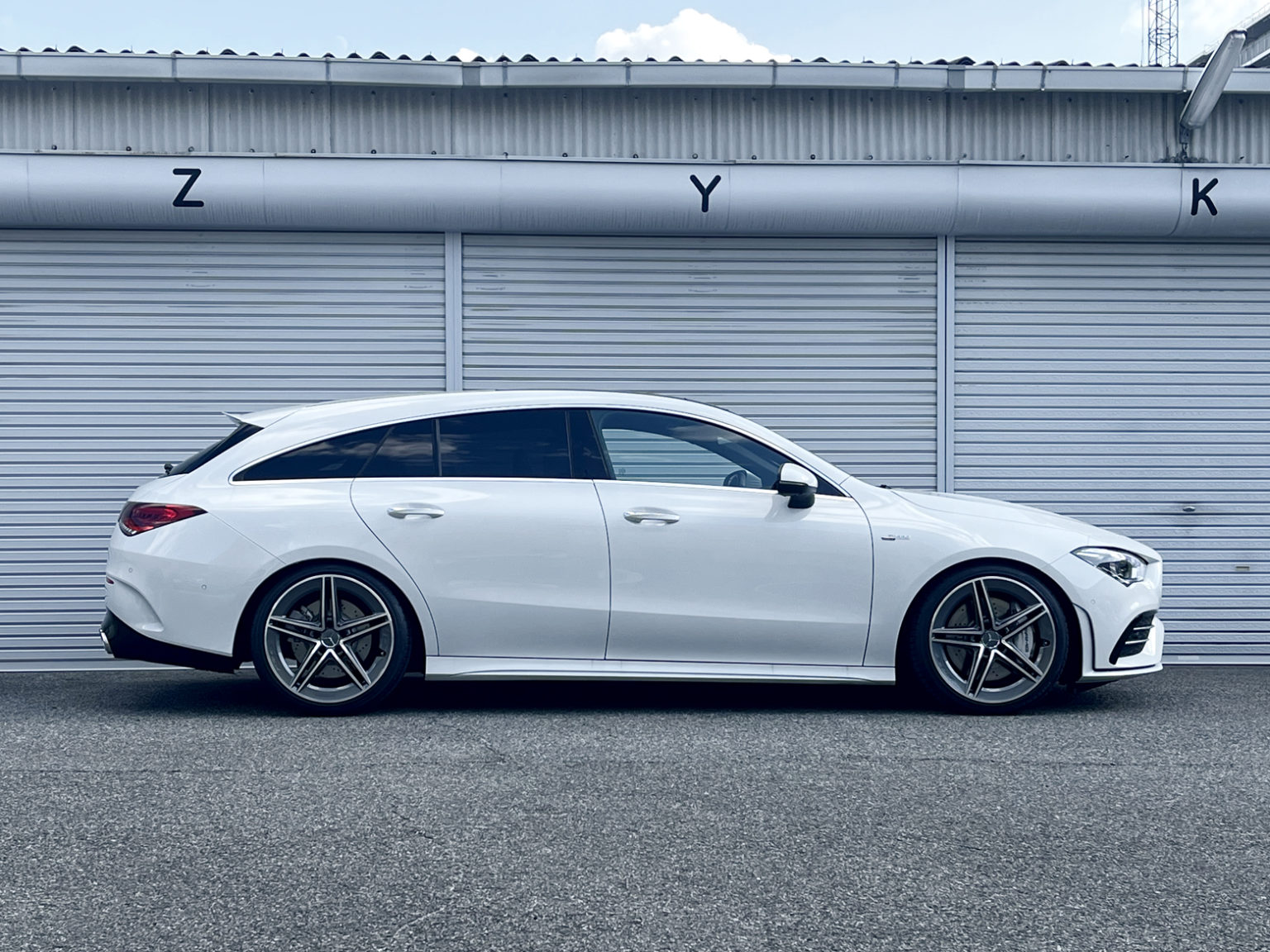 AMG CLA35 X118｜H＆Rスプリング・AMG CLA45S用ホイール＆エキゾーストフィニッシャー 取り付け – ジムニーJB64W ...